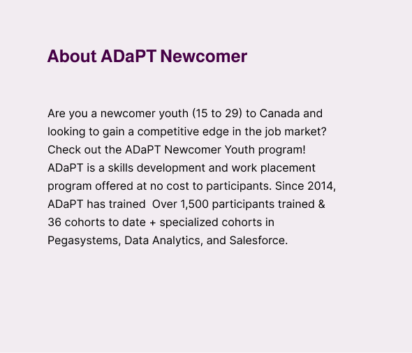 For Applicants NEW - ADaPT (Advanced Digital and Professional Training) - Toronto Metropolitan ...